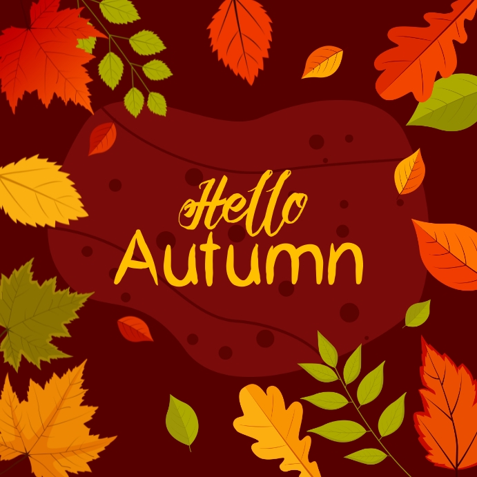 Hello Autumn Ads Template | PosterMyWall
