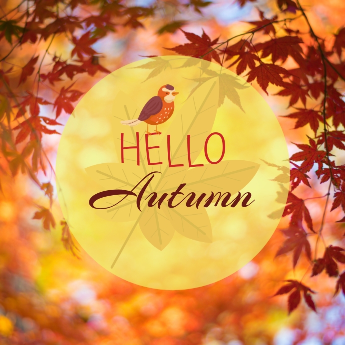 Copy of Hello Autumn | PosterMyWall