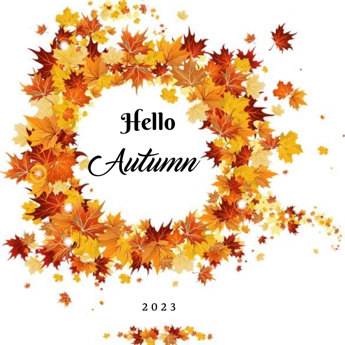hello autumn Template | PosterMyWall