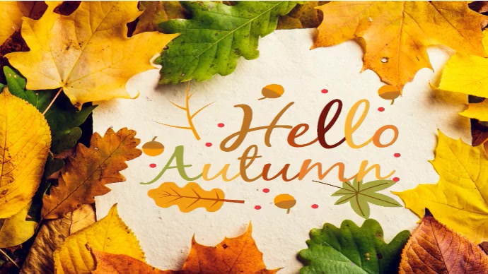 hello autumn Template | PosterMyWall