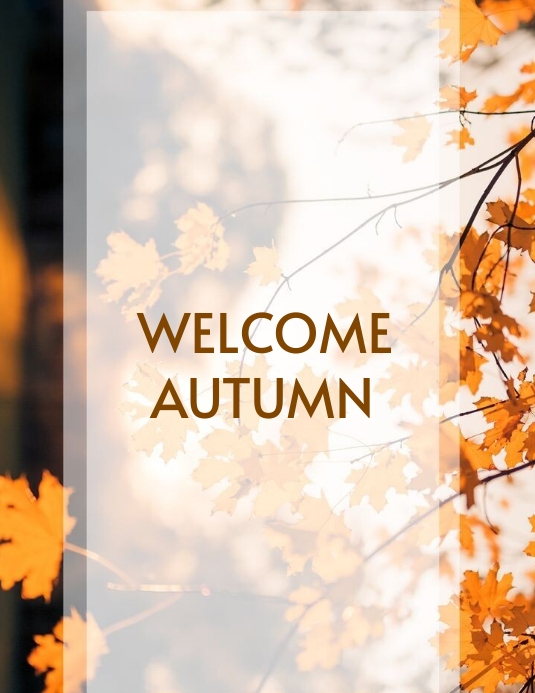 Hello autumn Template | PosterMyWall