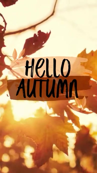 Hello Autumn Template | PosterMyWall