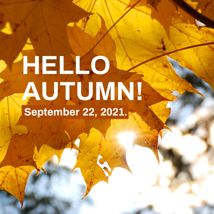 Hello Autumn Template | PosterMyWall