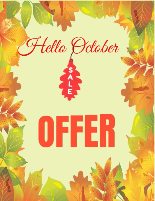 Copy of october sale | PosterMyWall