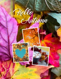 Hello Fall Flyer Template | PosterMyWall