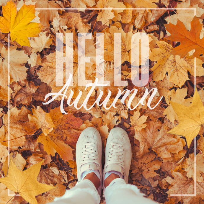 Hello Autumn Instagram Post Template | PosterMyWall