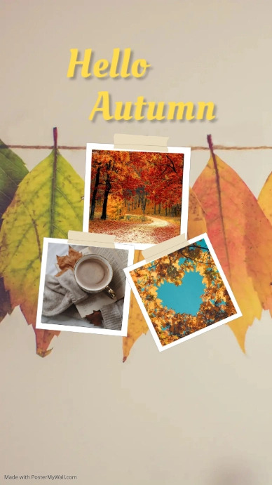 Copy of Hello Autumn Instagram Story | PosterMyWall