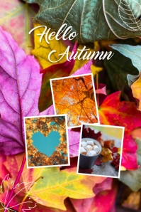 Hello Fall Poster Template | PosterMyWall