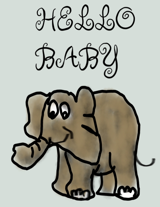 Copy of Hello Baby | PosterMyWall