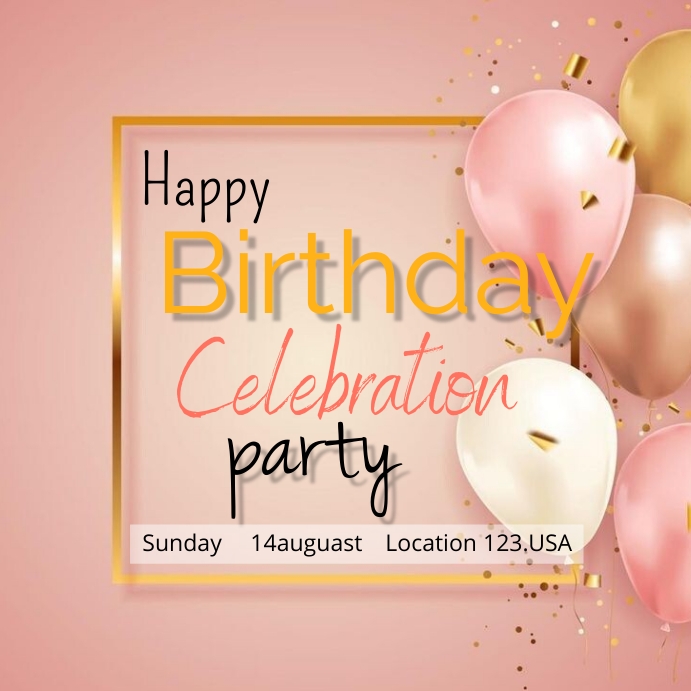 Hello birthday celebration Template | PosterMyWall