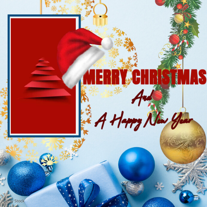 Hello Christmas Template | PosterMyWall