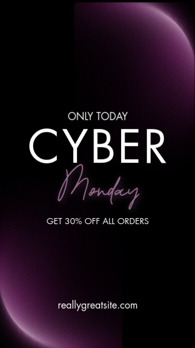 hello cyber monday instagram story Template | PosterMyWall