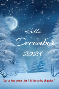 Hello December 2024 Poster Template | PosterMyWall
