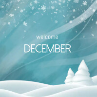 Hello december template | PosterMyWall