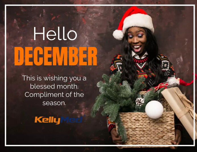 Hello December Template | PosterMyWall