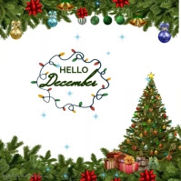 Hello December Template | PosterMyWall