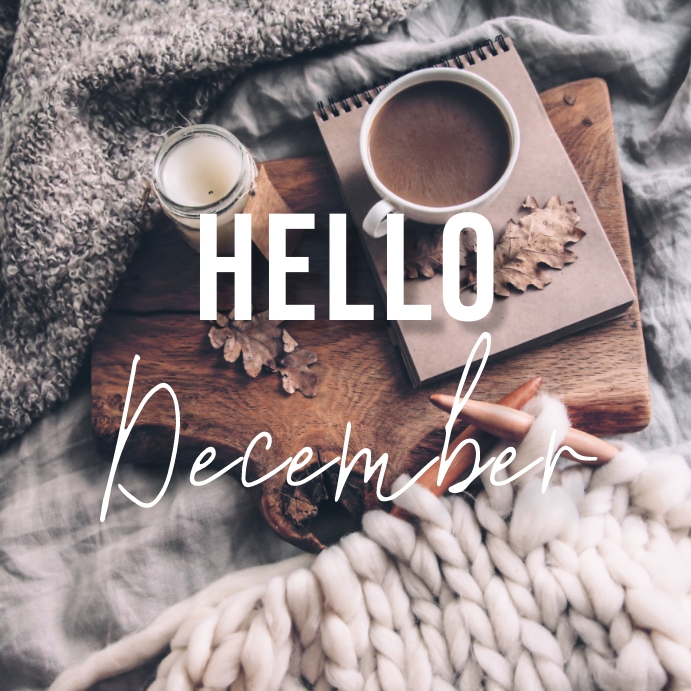 Hello December Template | PosterMyWall