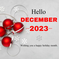 Welcome December Instagram post Template | PosterMyWall