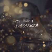 Hello December Instagram Post. Template | PosterMyWall
