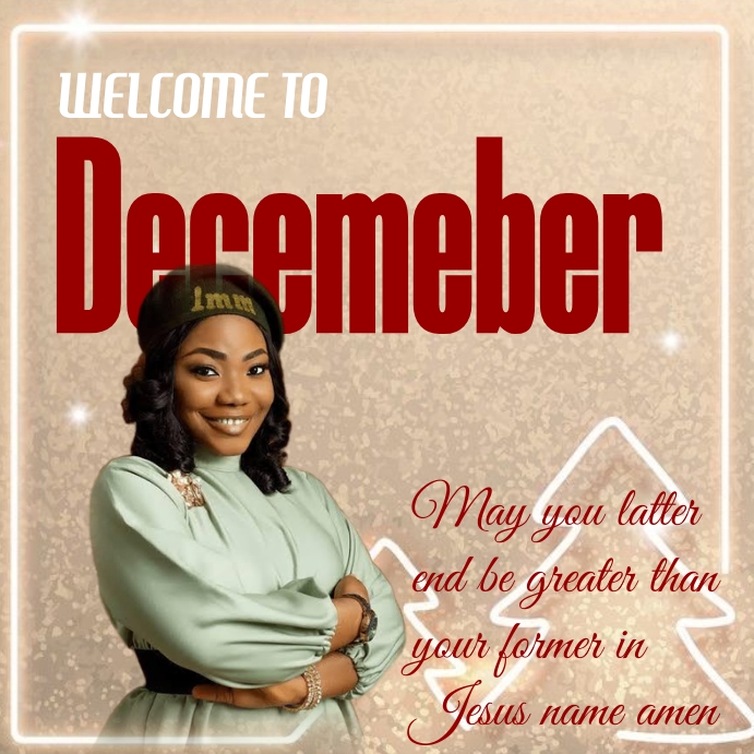 Hello December Template | PosterMyWall