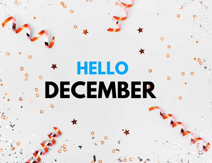 Plantilla de Hello December | PosterMyWall