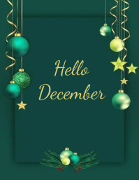 Hello December Template | PosterMyWall