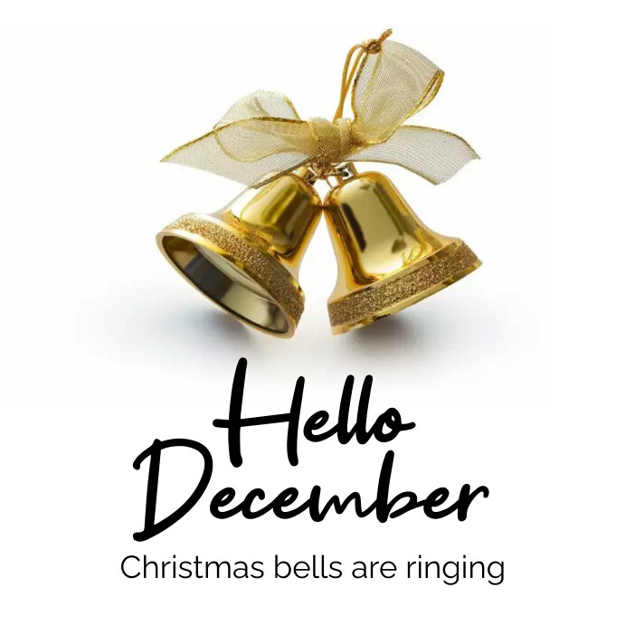 Hello December Template | PosterMyWall
