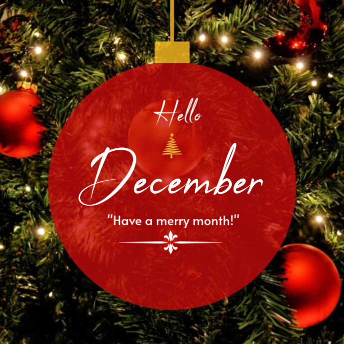 Copy of Hello December Instagram Post 2024 | PosterMyWall