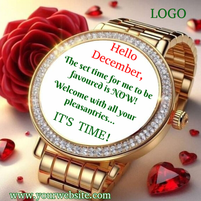 Hello December online greetings card Template | PosterMyWall