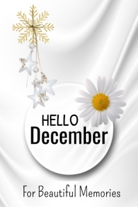 Hello December Flyer Template | PosterMyWall