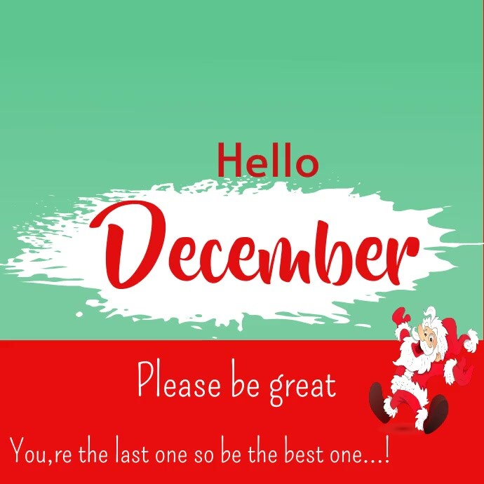 Copy of Hello december video inatagram post | PosterMyWall