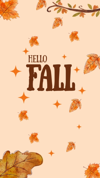 HELLO FALL Template | PosterMyWall