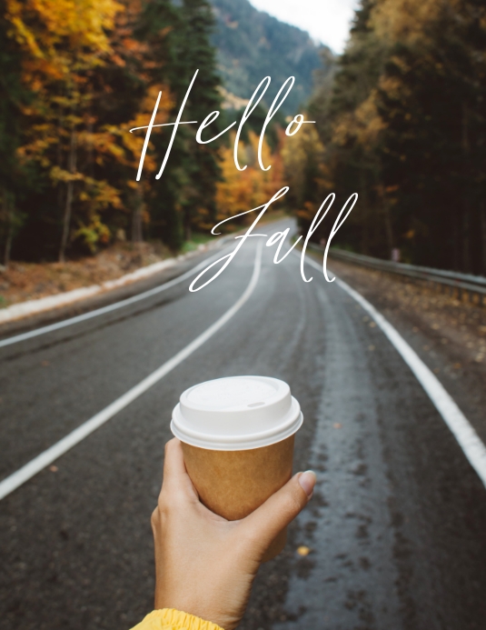 Hello Fall Flyer Template | PosterMyWall