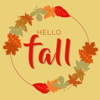 Hello Autumn Instagram Post Template | PosterMyWall