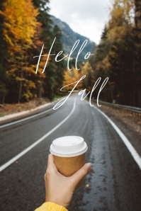 Hello Autumn Poster Template | PosterMyWall