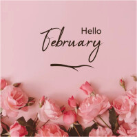 Hello February template | PosterMyWall