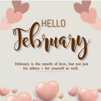 hello february Template | PosterMyWall