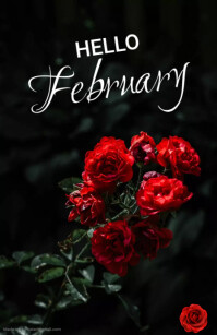 hello february Template | PosterMyWall