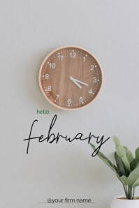 Hello February Template | PosterMyWall