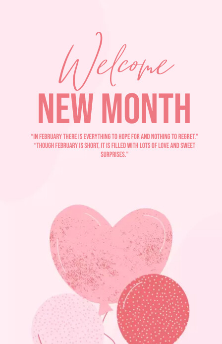 hello february Template | PosterMyWall