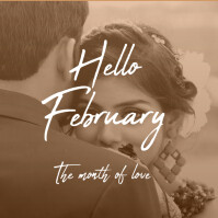 hello february Template | PosterMyWall