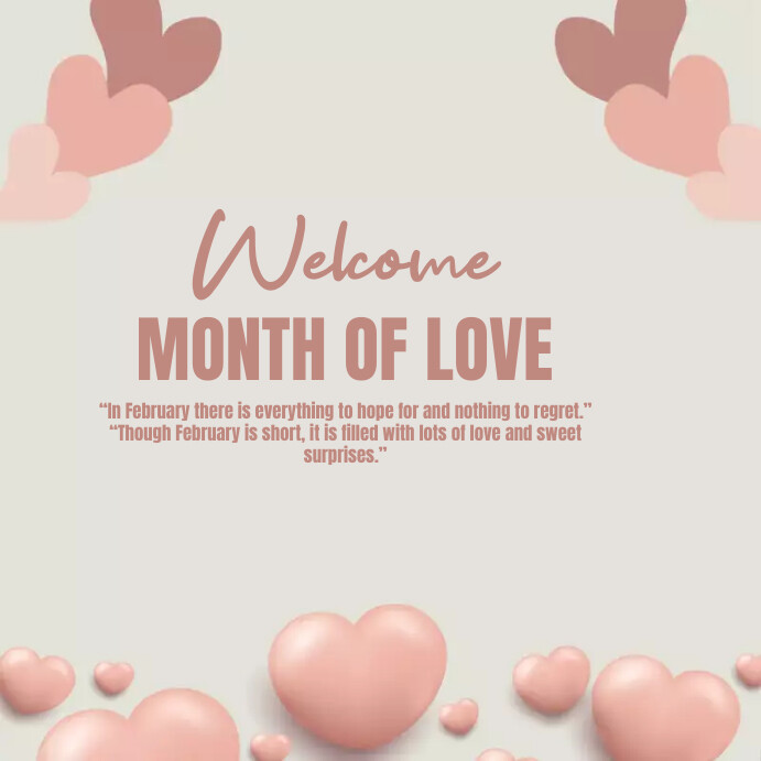 hello february Template | PosterMyWall