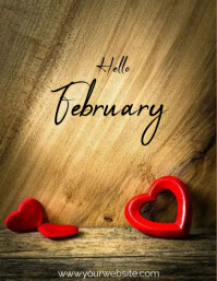 Hello February Template | PosterMyWall