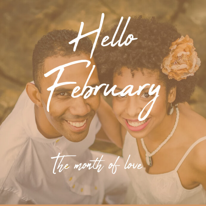 hello february Template | PosterMyWall