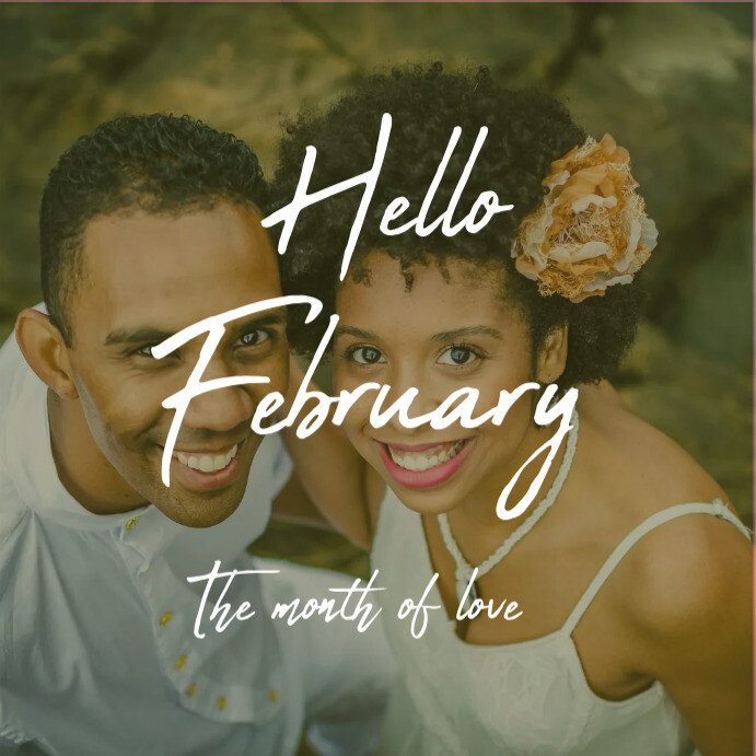 hello february Template | PosterMyWall