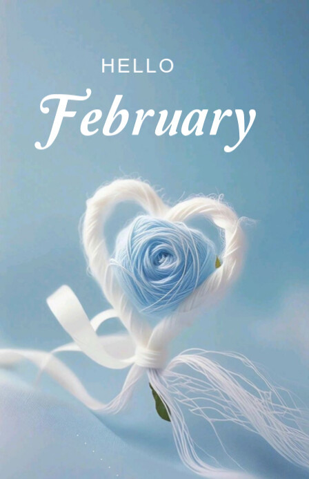 Hello February Template | PosterMyWall
