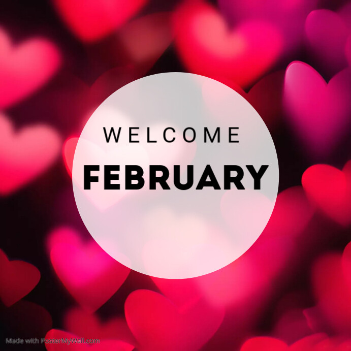 Hello February Template | PosterMyWall