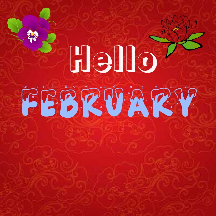 Hello February Instagram post Template | PosterMyWall