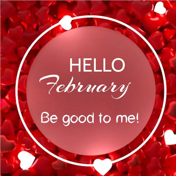Hello February Instagram post Template | PosterMyWall