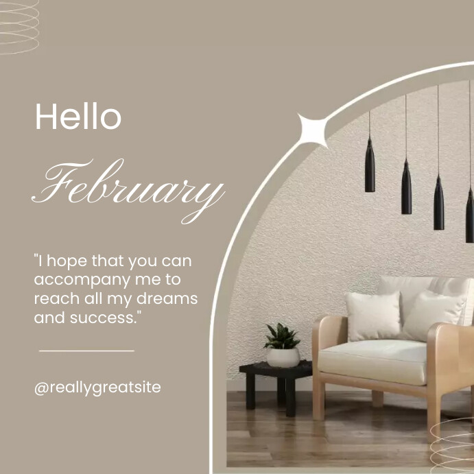 Hello February Instagram Post Template | PosterMyWall